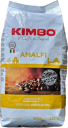 Caffè in grani Kimbo Amalfi 1 kg : Amazon.it: Alimentari e cura della casa