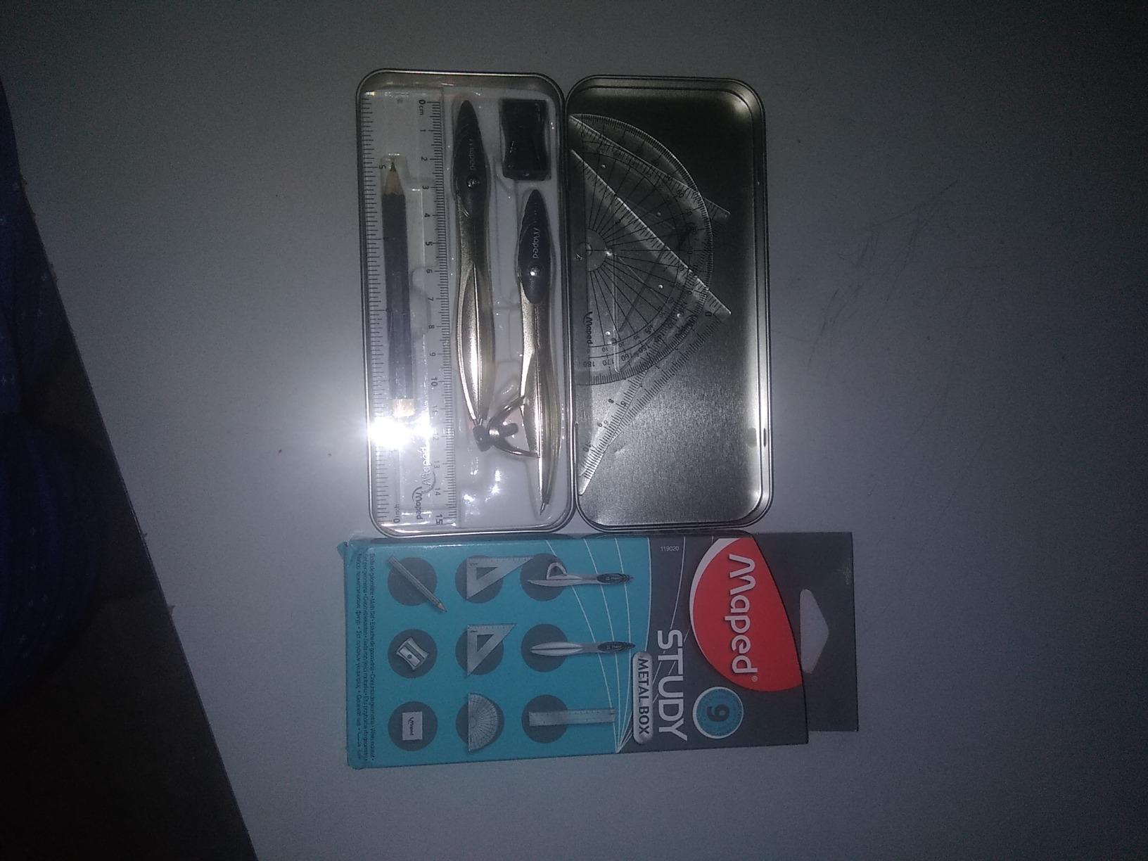 Maped Study Stop - Cosmic Geometry Box | 9 Instruments Set | Geometry ...