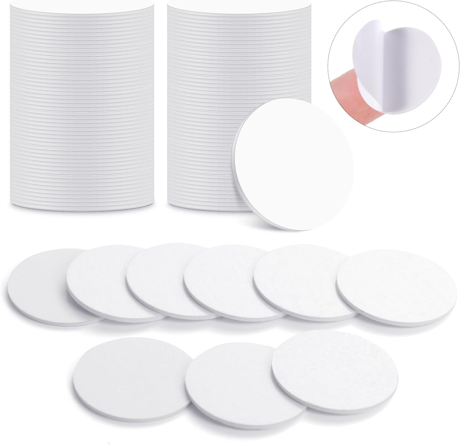 Amazon.com : 50 Pieces NFC Tags NFC 215 Card NFC Chip 215 Blank White ...
