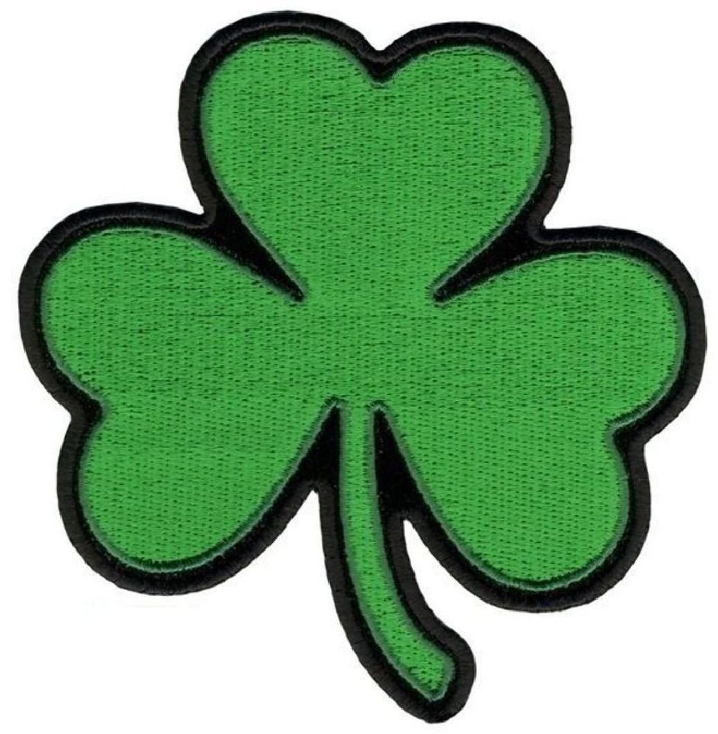 Amazon.com: Irish Clover Shamrock Embroidered Iron on Sew on Patch (3.5 ...