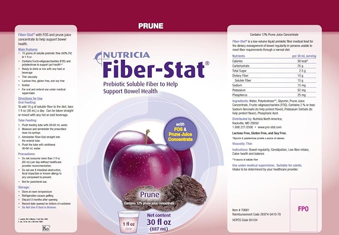 Amazon.com: Fiber-Stat, Natural Prune - 30 oz Bottle (Pack of 6 ...