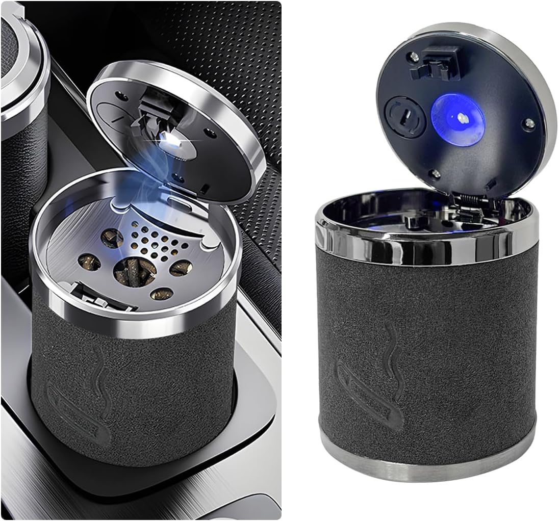 Amazon.com: Wevdn Car Ashtray with Lid, Detachable & Portable Stainless ...