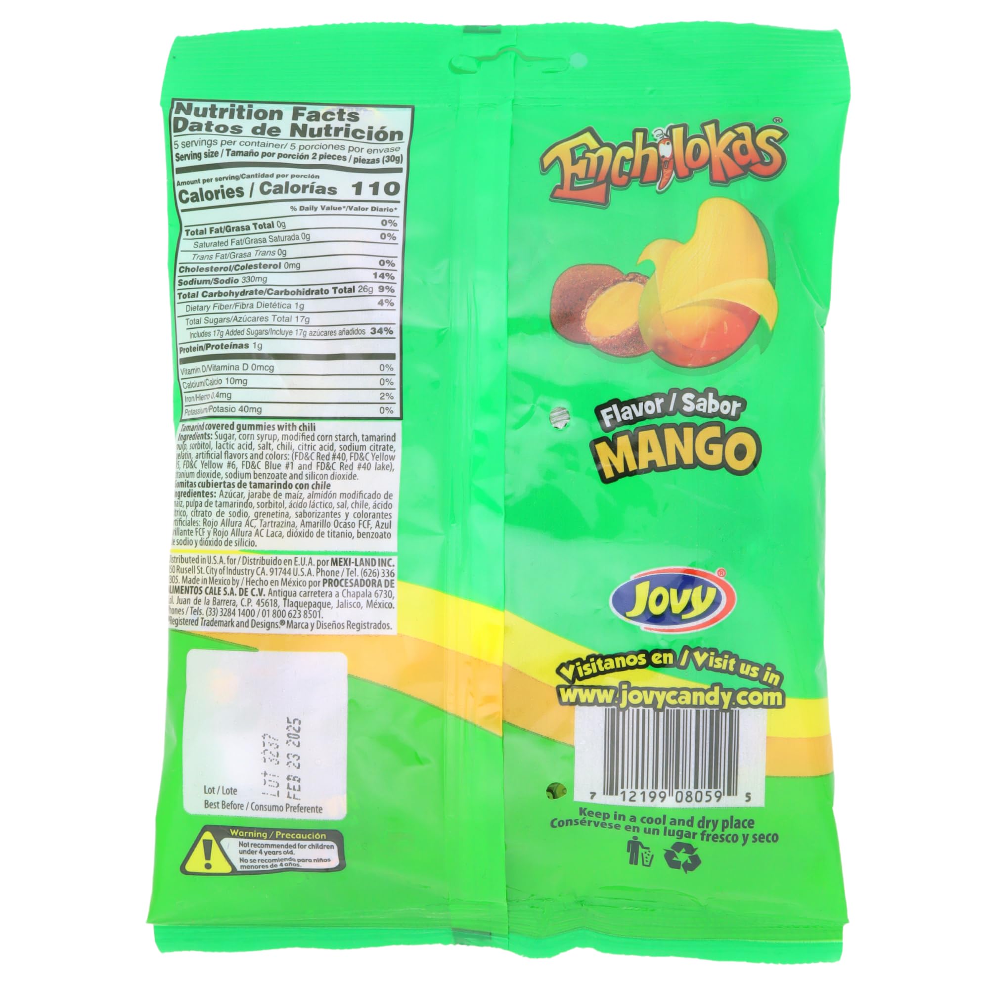 Snapklik.com : Sweetzo Spicy Mexican Gummy Candy, Individually Wrapped ...