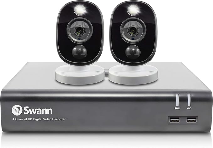 Amazon.com : Swann Home DVR Security Camera System with 1TB HDD, 4 ...