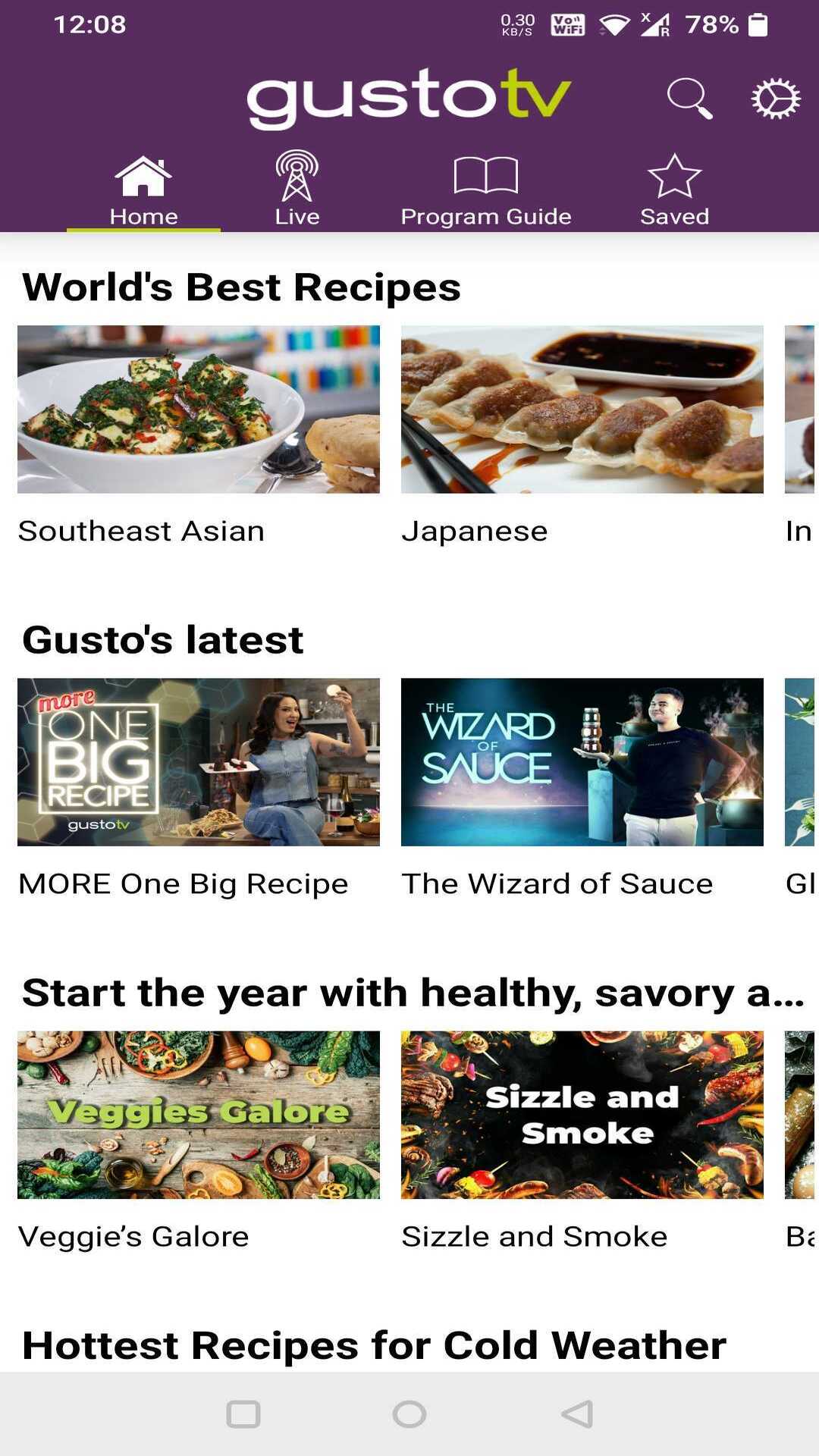 Gusto TV - App on Amazon Appstore