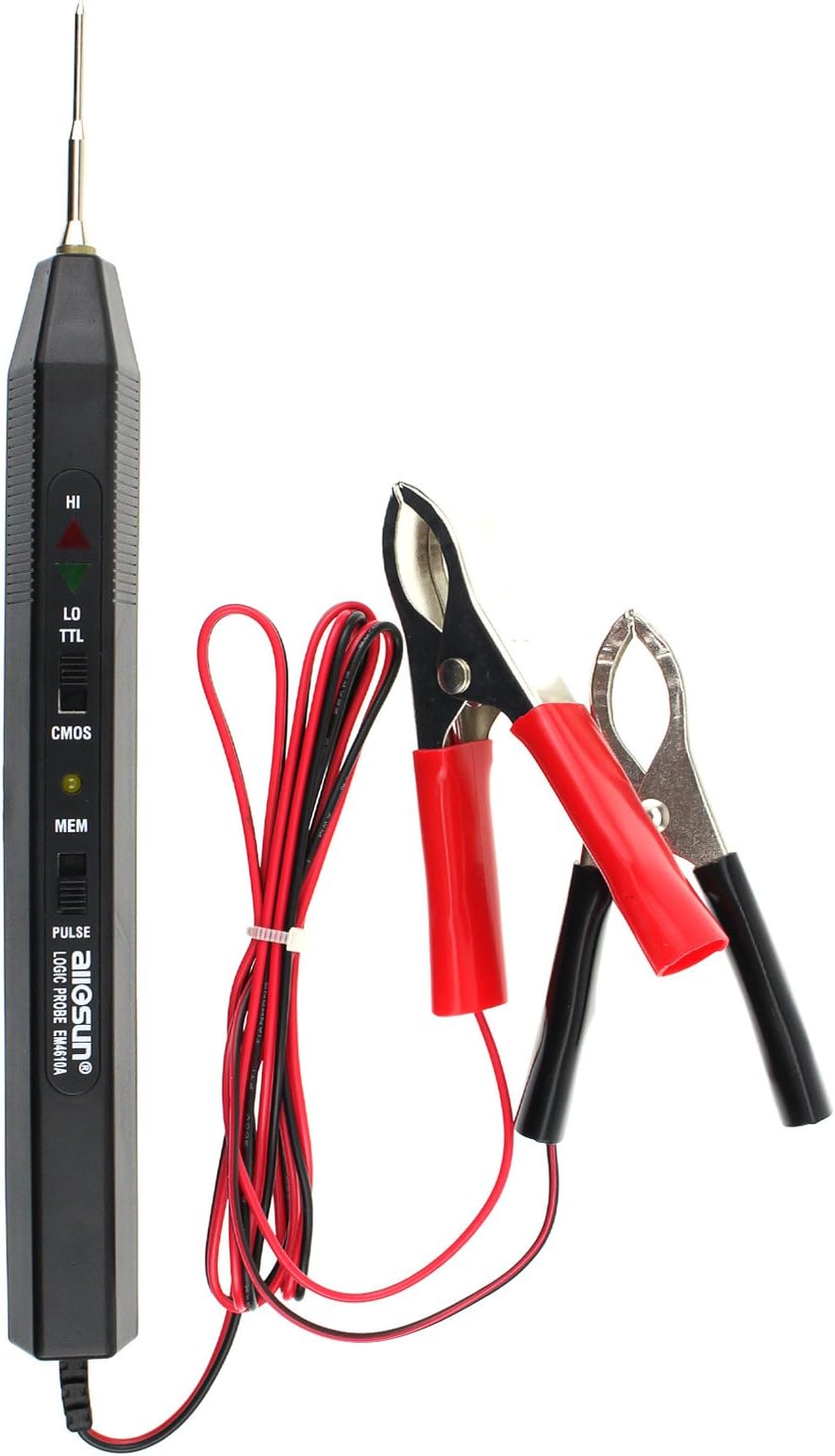 Elenco Electronics LP-560 Logic Probe Electronics Testing Tool, Black ...