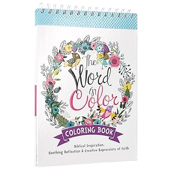 The Word in Color Wirebound Coloring Book: Christian Art Gifts ...