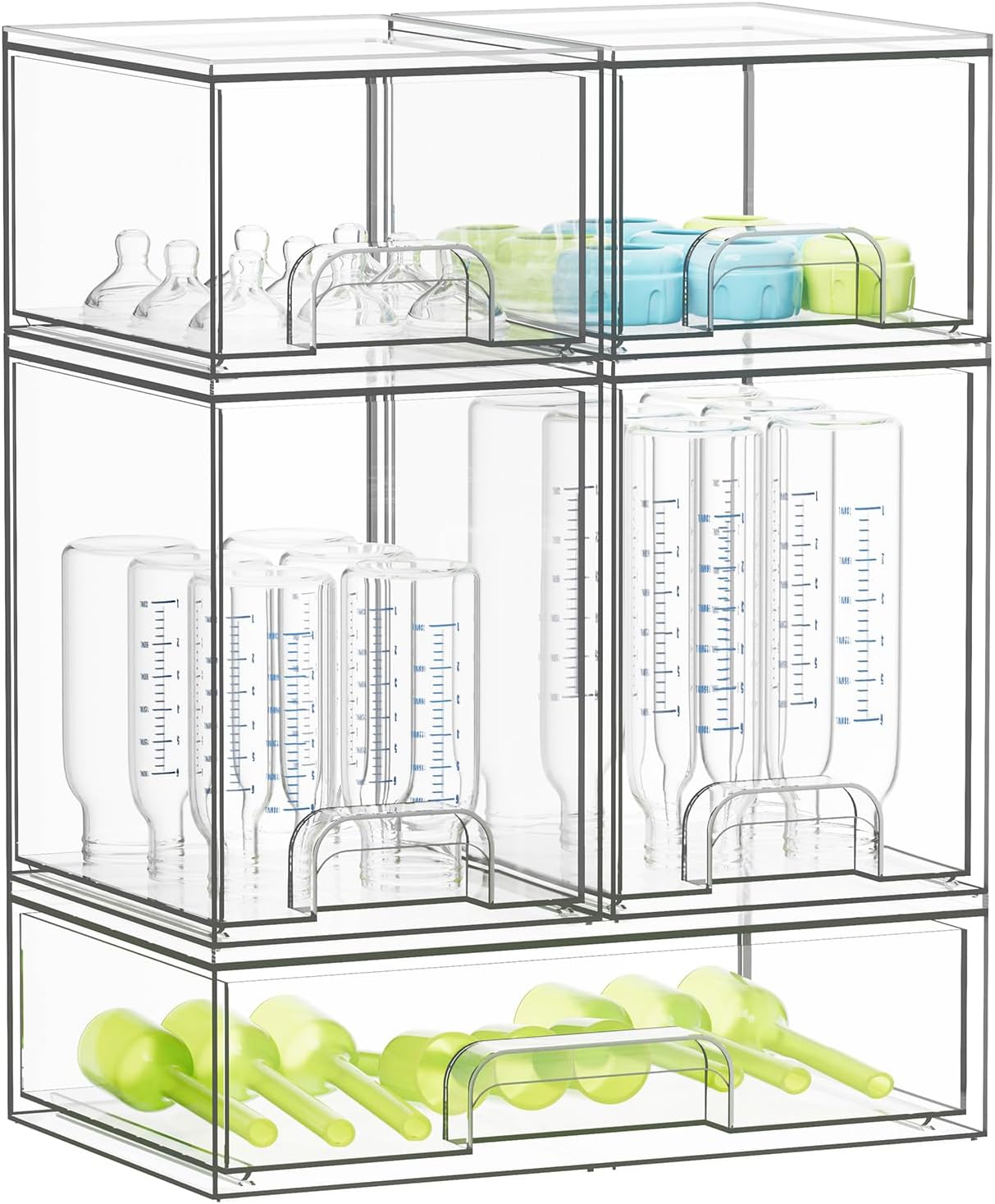 Amazon.com: SpaceAid Bottle Storage Organizer Baby - Acrylic Bottles ...