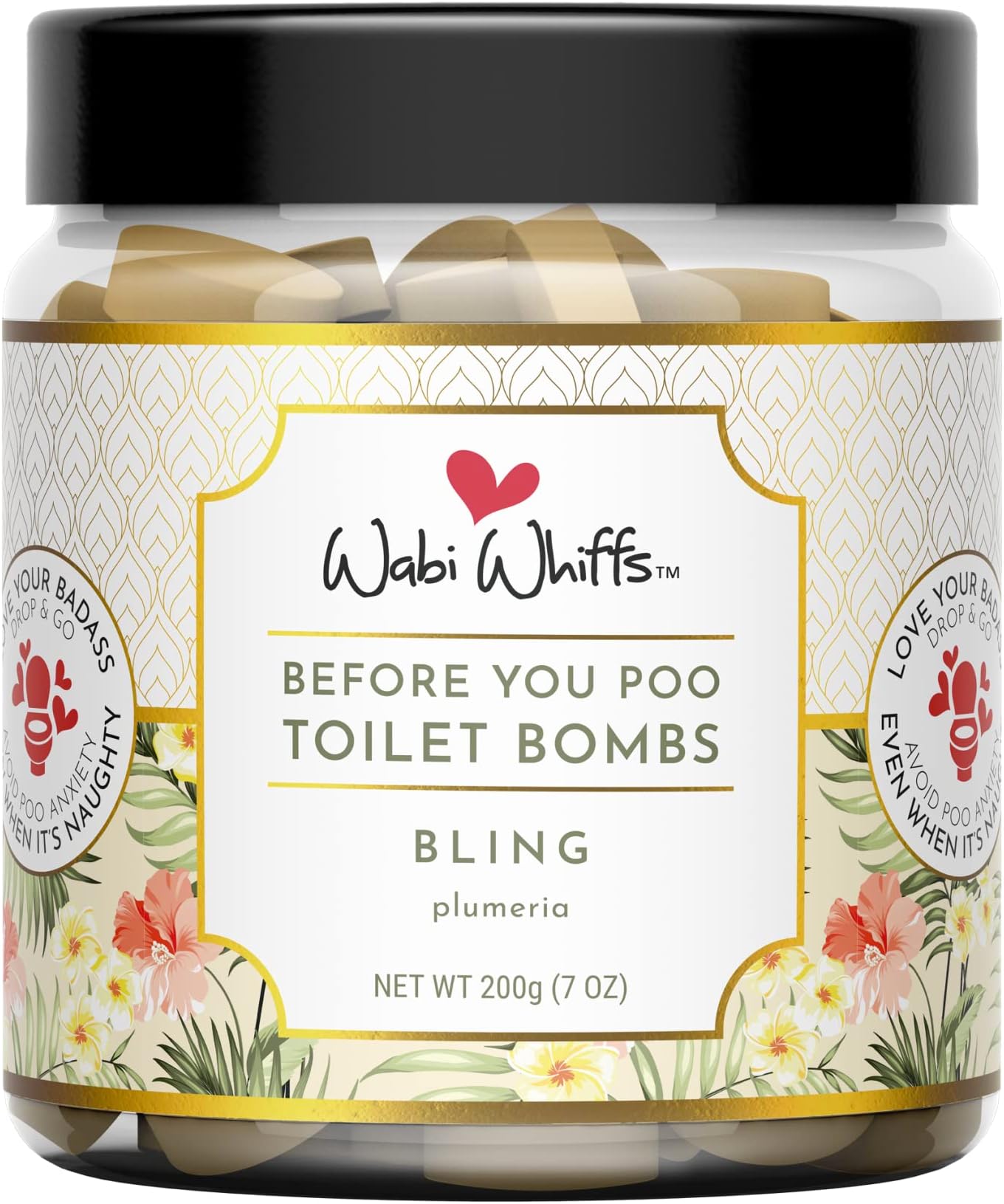 Amazon.com: Wabi Whiffs Fizzing Toilet Bombs – Bling | Natural Bathroom ...