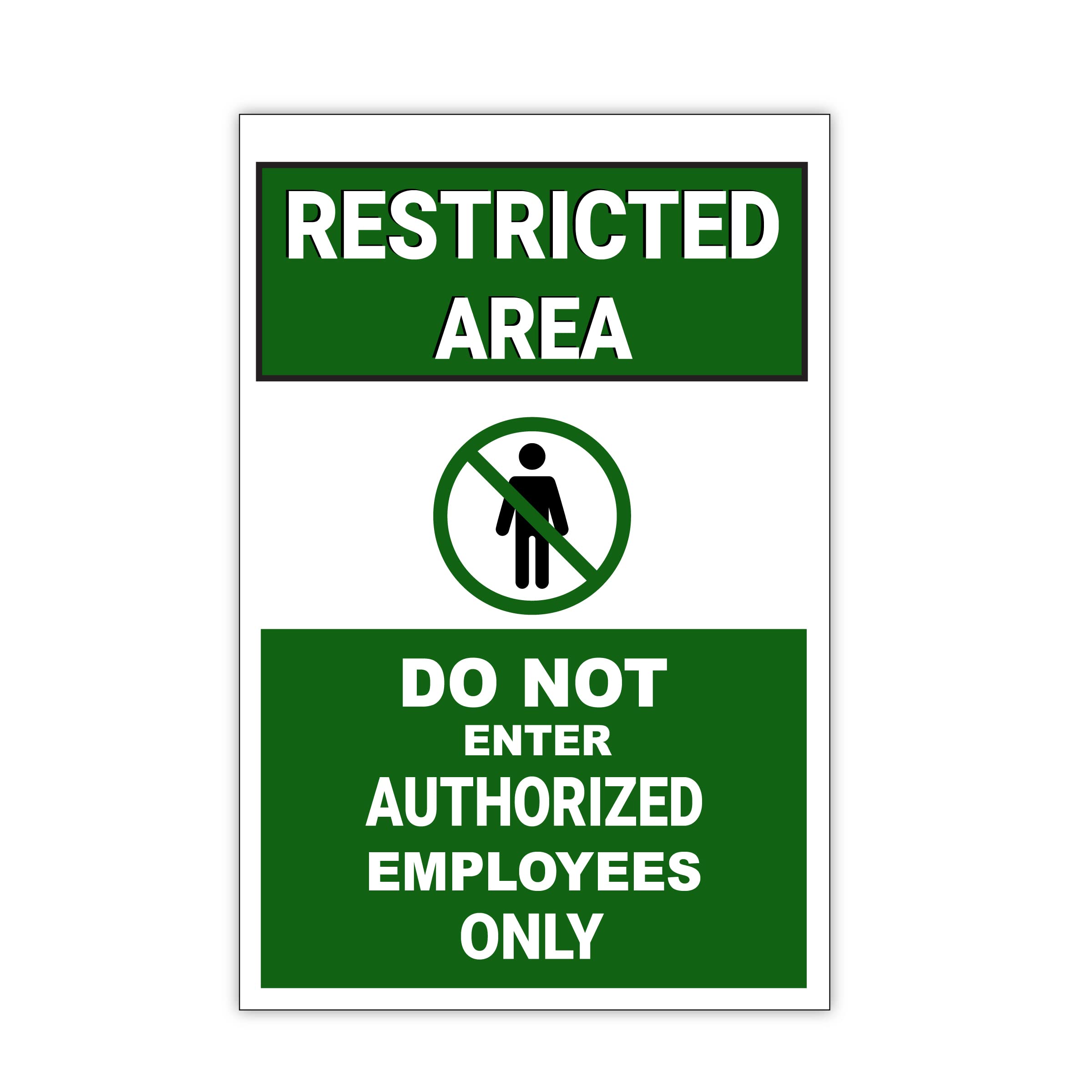 Authorized Personnel Only Sign Template Authorized Personnel Only