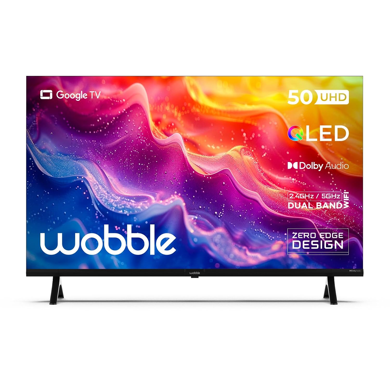 Wobble 127 cm (50 inches) QD Series 4K Ultra HD Smart QLED Google TV ...
