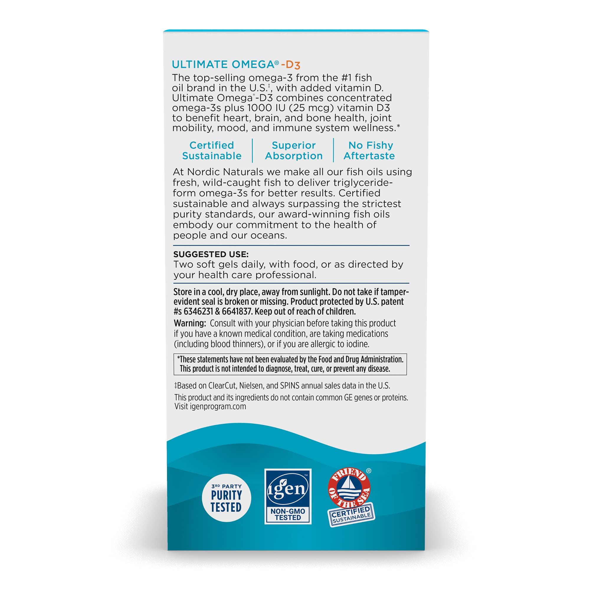 Snapklik.com : Ultimate Omega-D3, Lemon Flavor - 120 Soft Gels - 1280 ...