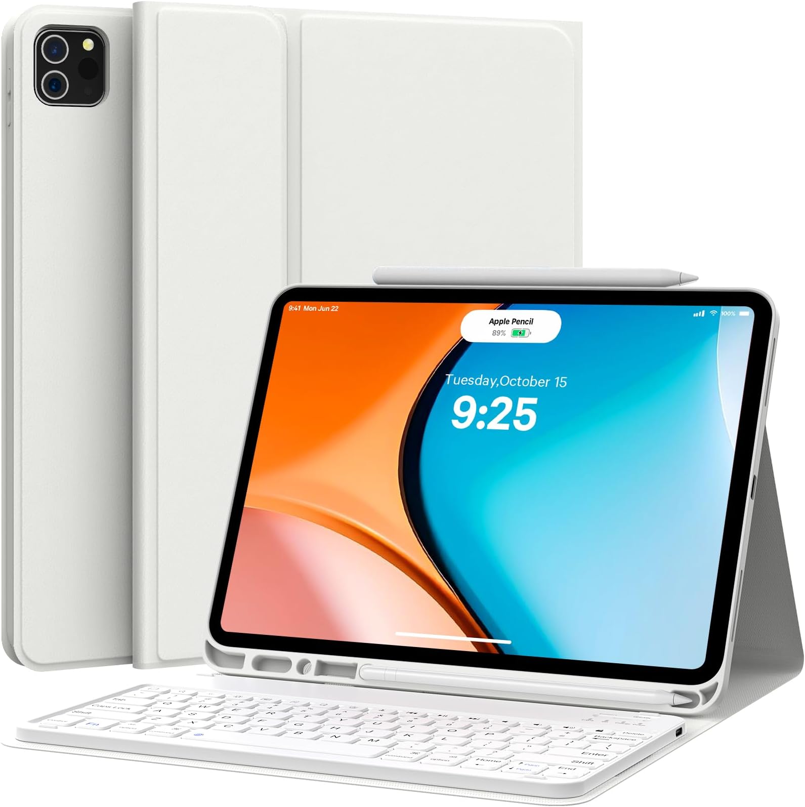 Amazon.com: HOTLIFE Keyboard Case for iPad Air 13 inch 2024 - Case for ...