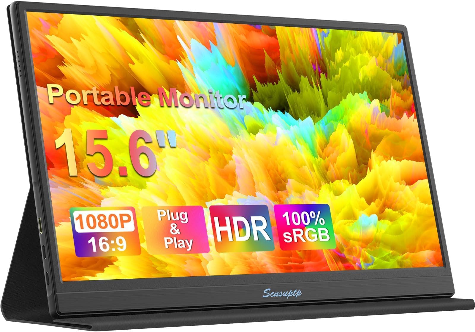 Amazon.com: Bimo Portable Monitor 15.6'' 1080P HD USB-C Laptop Monitor ...