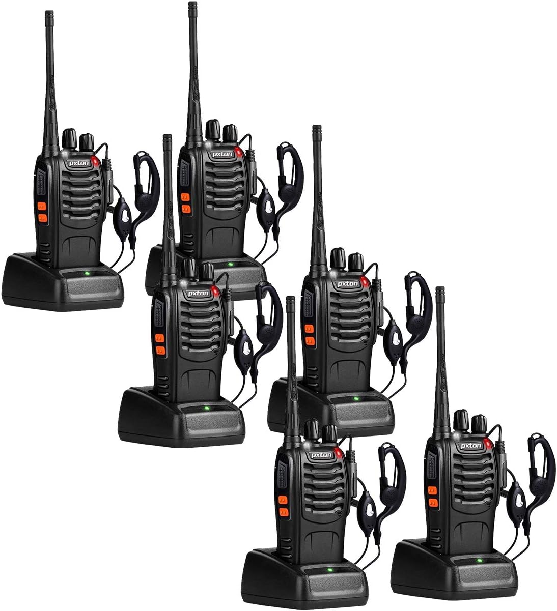 Amazon.com: Ansoko Long Range Walkie Talkies Rechargeable Two Way ...