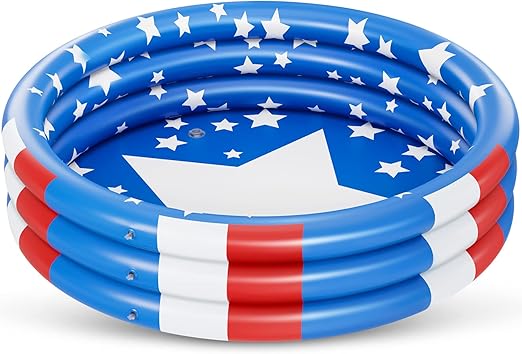 Amazon.com: Inflatable Kiddie Pool for Toddler Upgraded Blow Up Pool ...