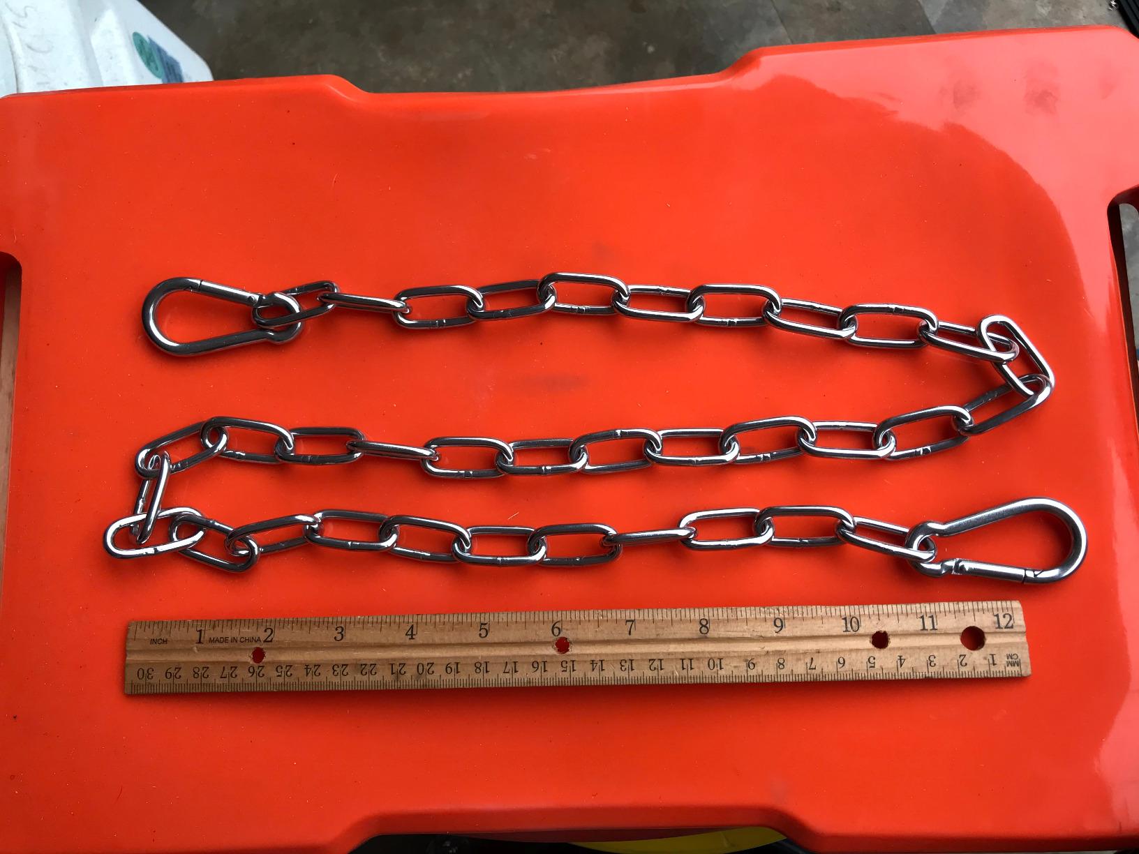 Amazon.com : Will's Family Store 20 inch Stainless Steel Barn Chain ...