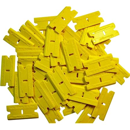 Amazon.com: miniscraper 1 Pack (100pcs) 2X-Plus Double Edged Plastic ...