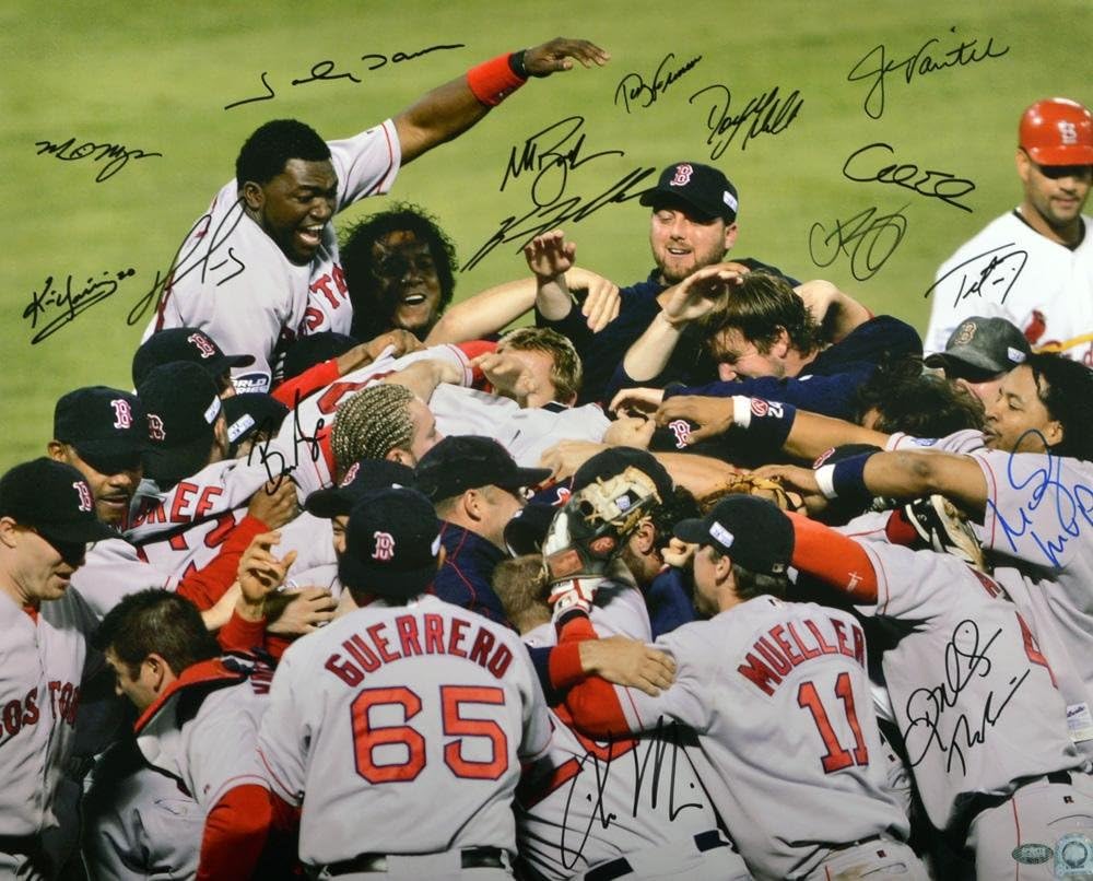 Boston Red Sox Signed Photo - 16x20 MLB Holo - Autographed MLB Photos ...