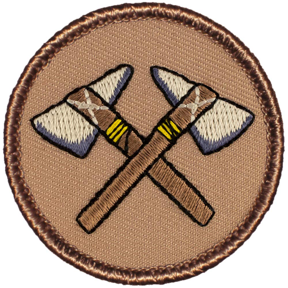 Amazon.com: Crossed Tomahawks Patrol Patch - 2" Diameter Round ...