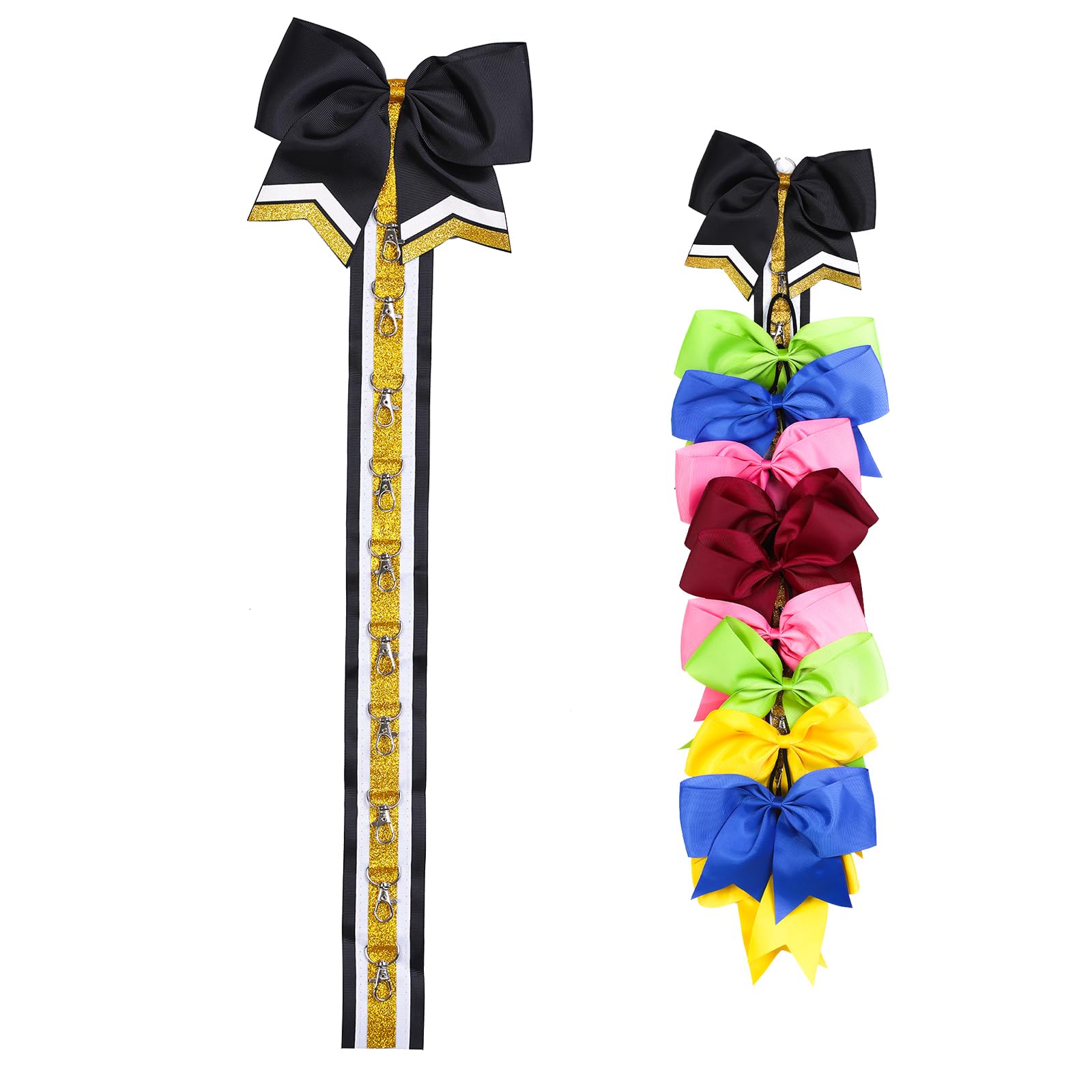 Amazon.com: Hipcheer Handmade Cheer Bows Holder, Wall Hanger for ...