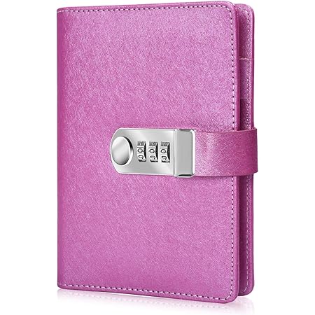 Amazon.com : ARRLSDB Diary with Lock, PU Leather Multi Color ...
