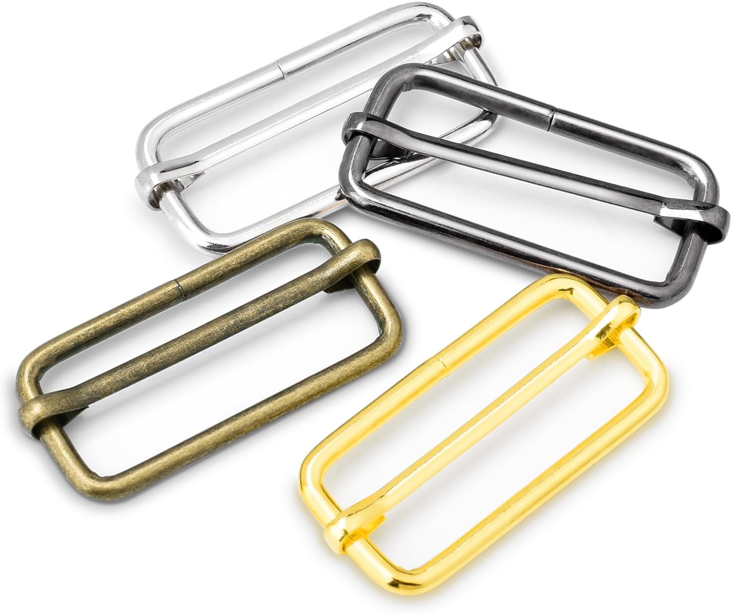 Amazon.com: CooBigo 20 Pack 1-1/2 Inch Metal Adjustable Slide Buckles ...