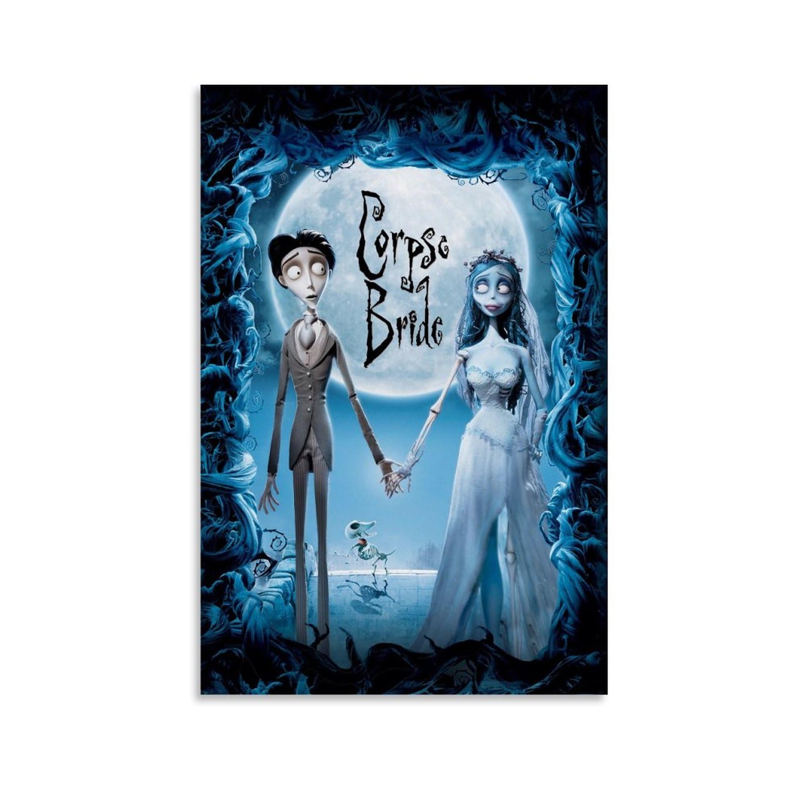 Amazon.com: ELLana Corpse Bride Poster Movie Retro Music Album Poster ...