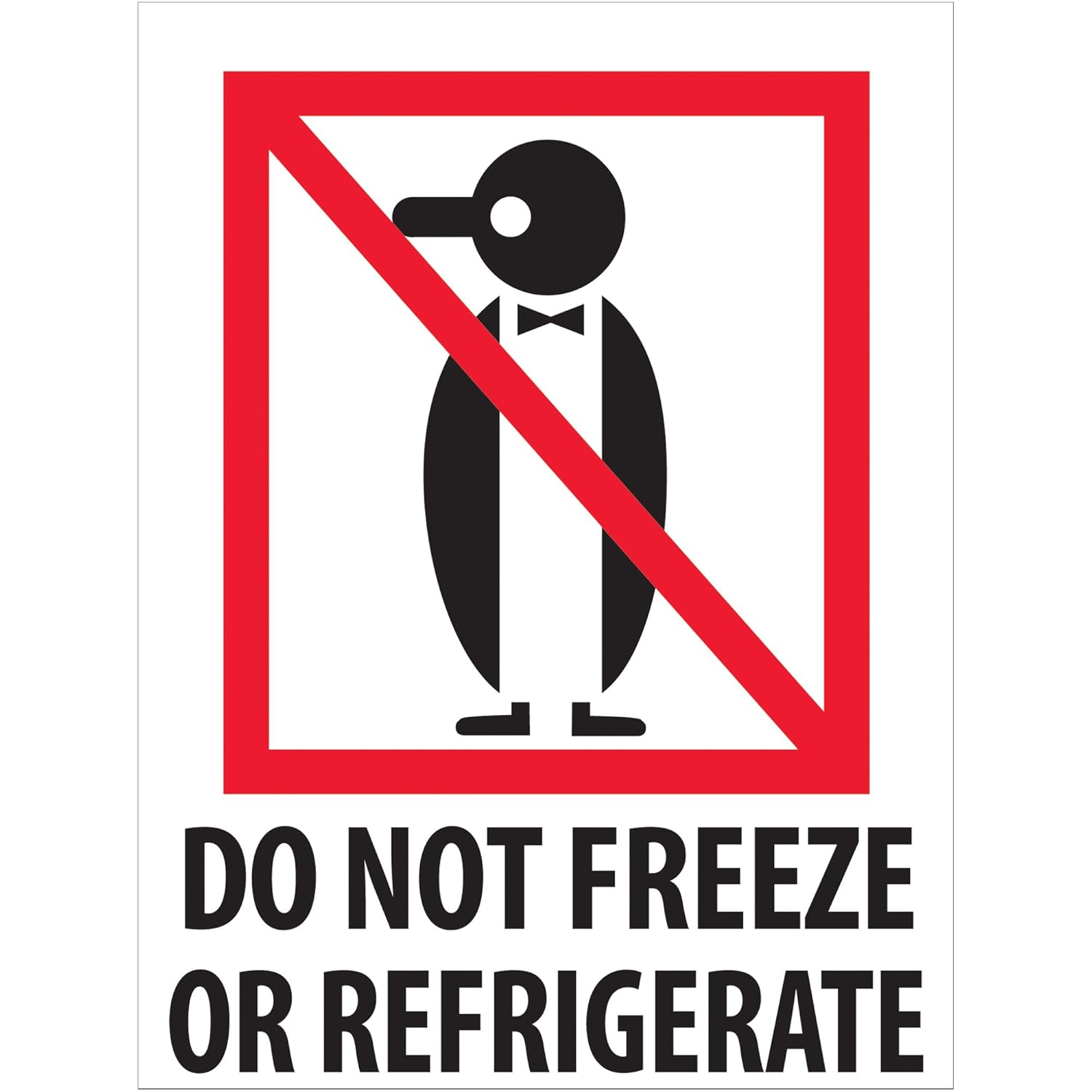 Amazon.com: Discount Tag & Label "Do Not Freeze or Refrigerate" Labels ...