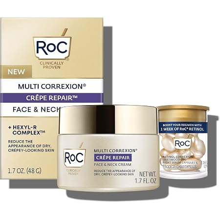 Amazon.com: RoC Multi Correxion Hyaluronic Acid Night Serum Capsules ...