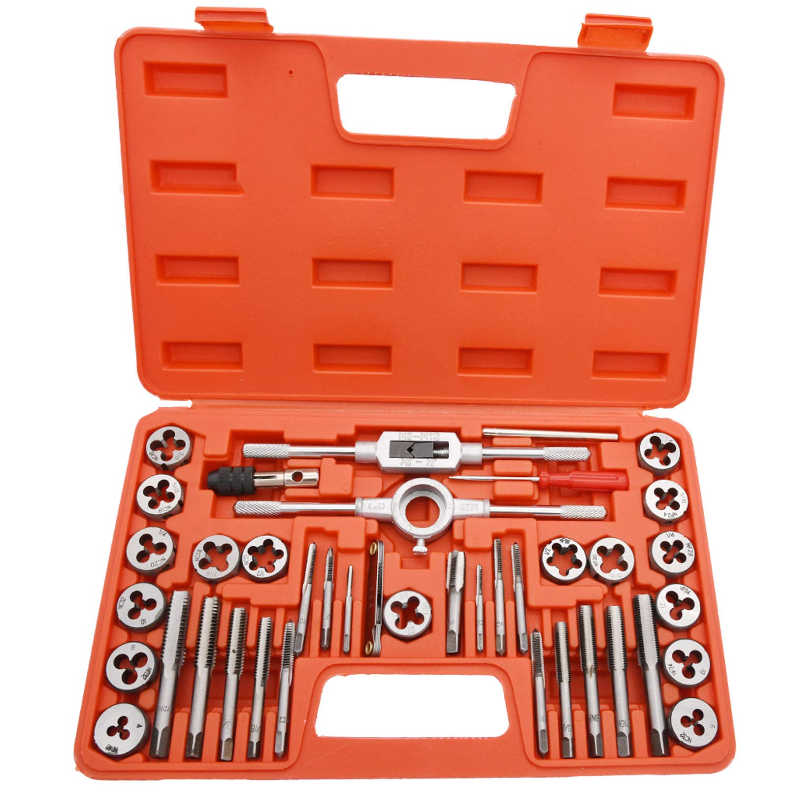 Buy 40 Piece Tap And Die Set SAE Inch Sizes Essential Threading Tool