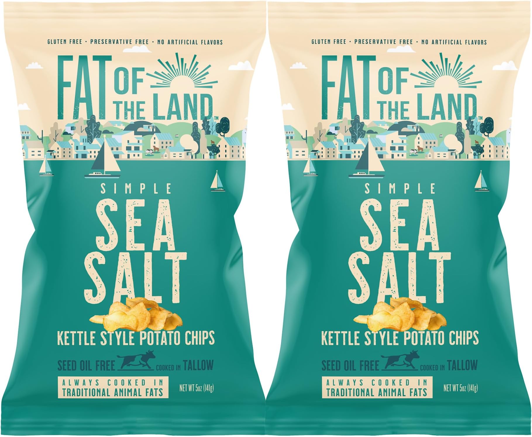 Amazon.com: Vandy Crisps Potato Chips - Seed Oil Free Snacks - Gluten ...