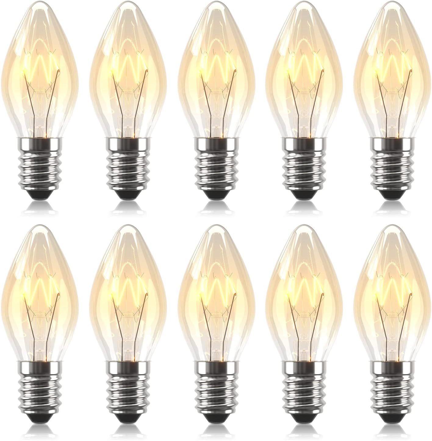 Luxvista E14 Scentsy Light Bulbs for Plug-in Warmers, Warm White 2700K ...