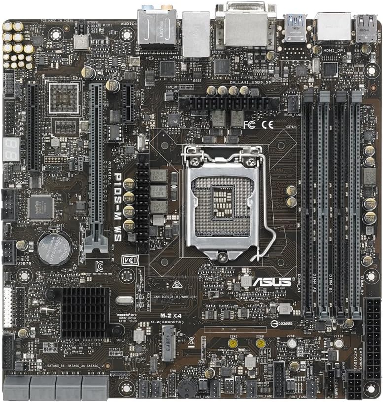 Amazon.com: ASUS Rack Optimized Compact Workstation Board for Media ...