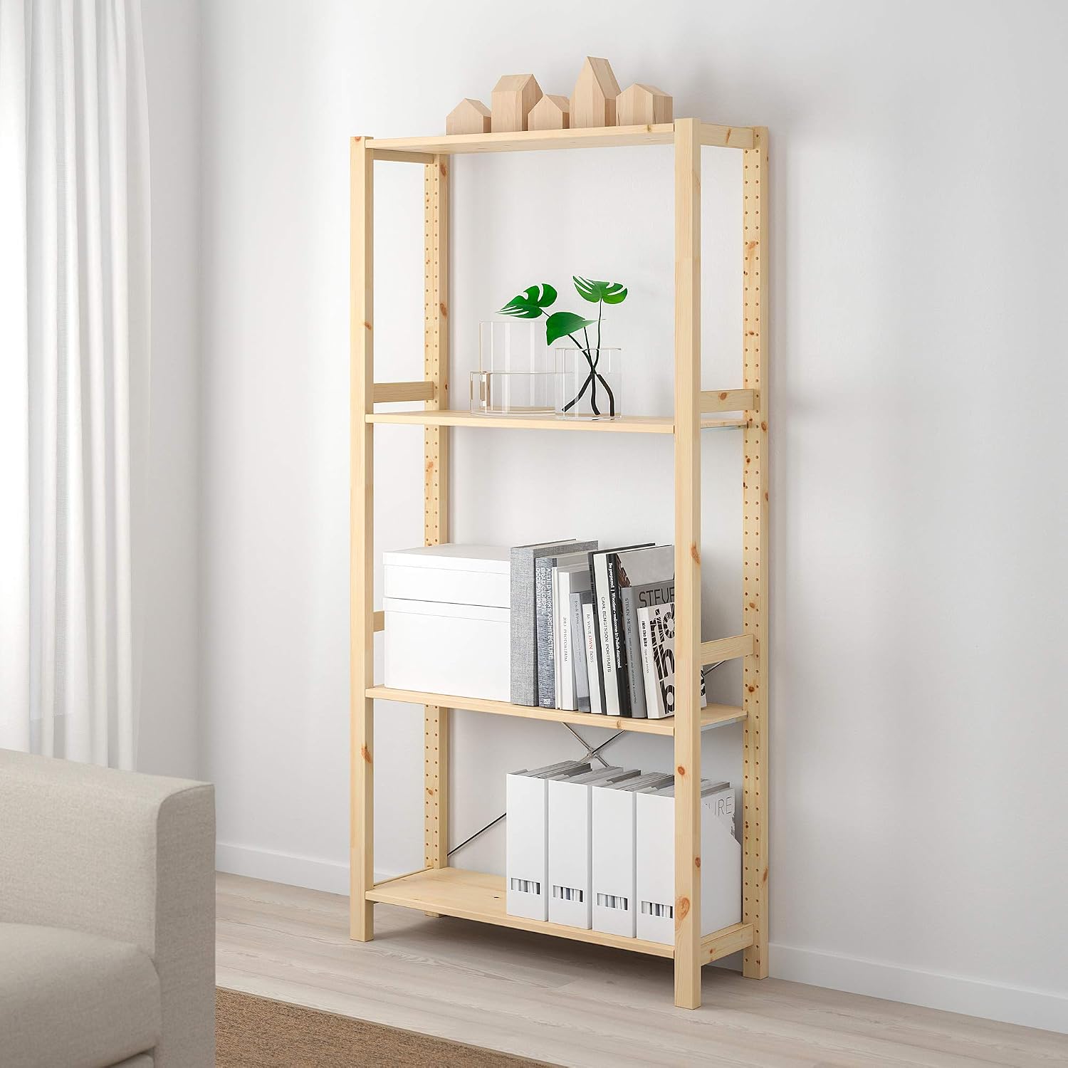 IKEA Ivar 1セクション/棚板、89x30x179 cm、パイン材 ユーザーマニュアル