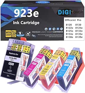 Amazon.com: DIGITONER 923XL 923 923e Ink Cartridge Replacement for 923 ...