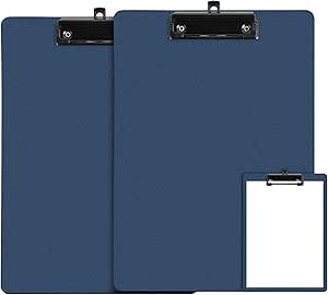 FRETONBA Clipboard Folder, 2 Packs Clipboard A4 with Retractable Hook ...