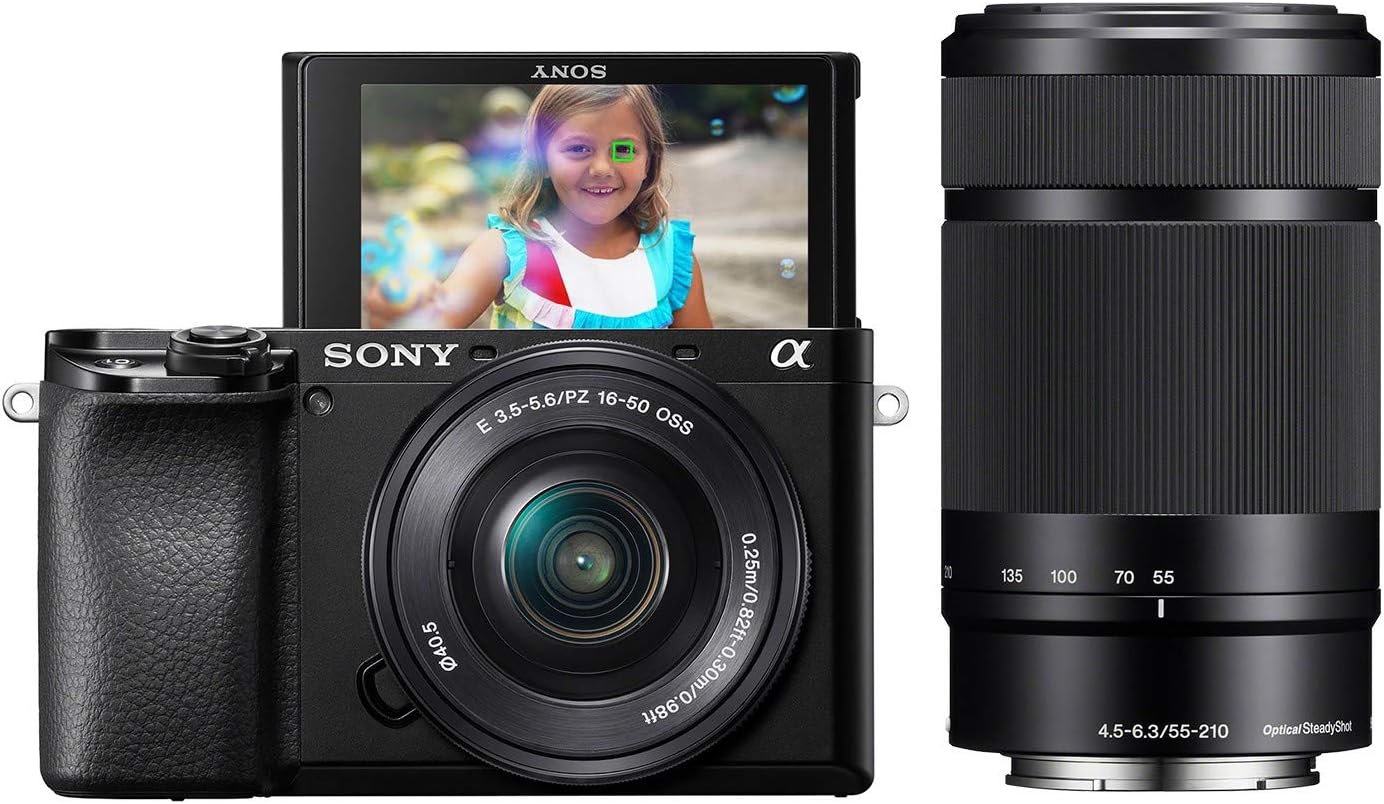 Amazon.com : Sony a6400 4K Mirrorless Camera ILCE-6400L/B (Black) with ...