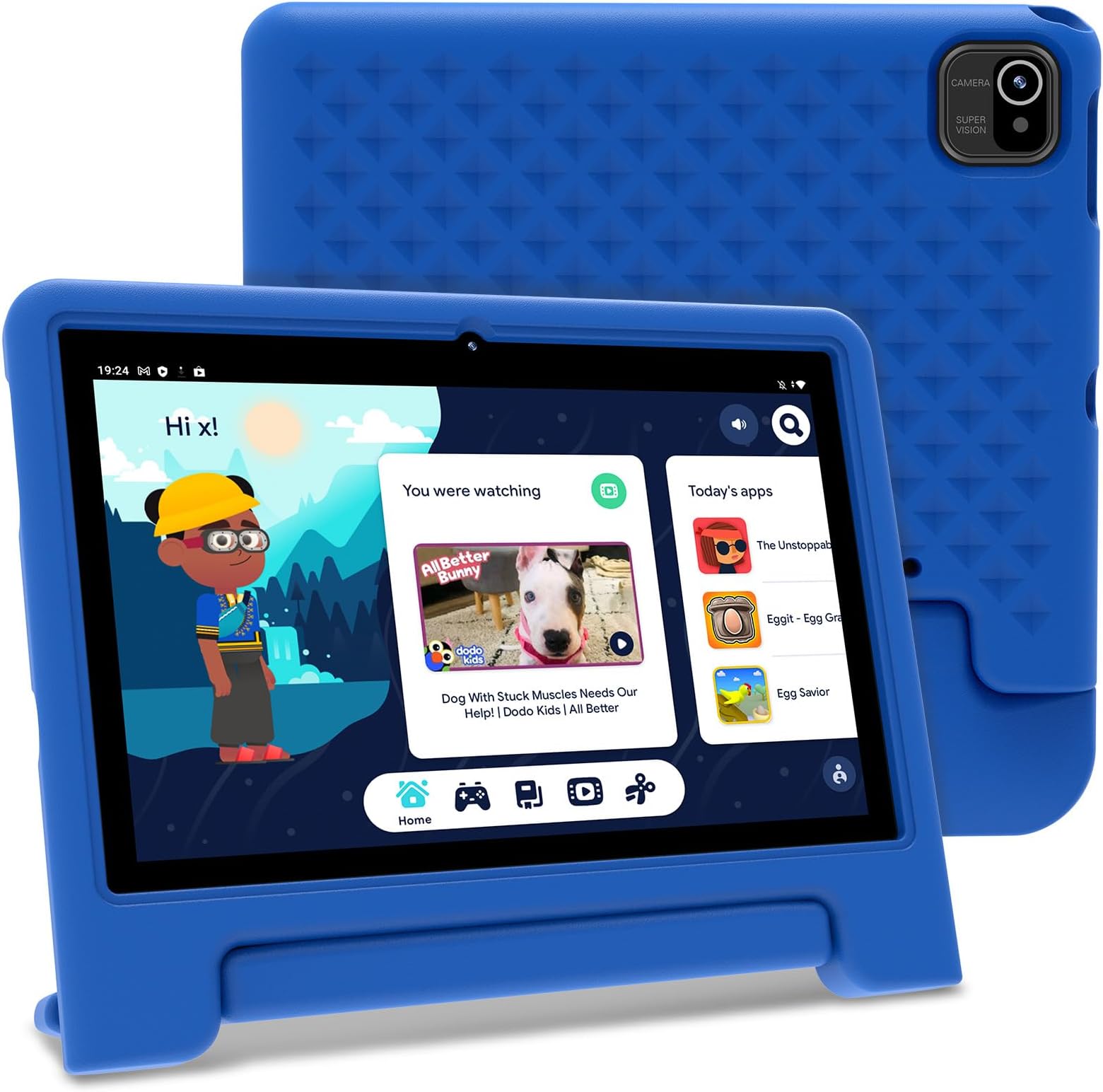 Amazon.com : ApoloMedia Kids Tablet 10 inch, Android 13 Tablet for Kids ...