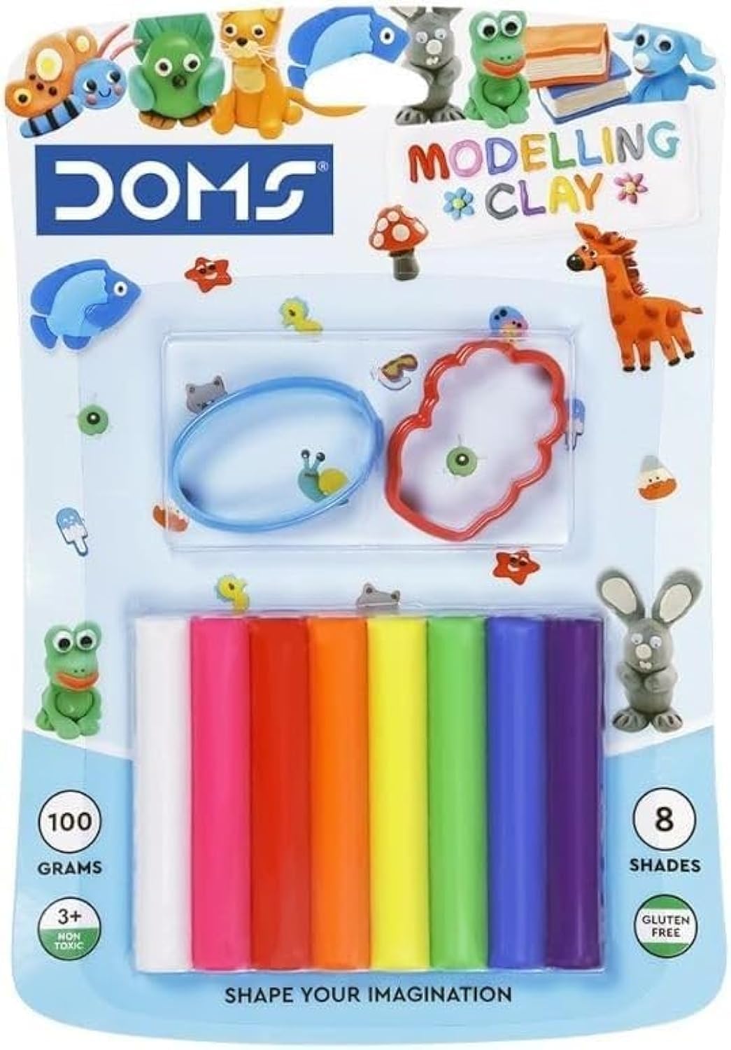 DOMS Modelling Clay 8 Shades New : Amazon.in: Toys & Games