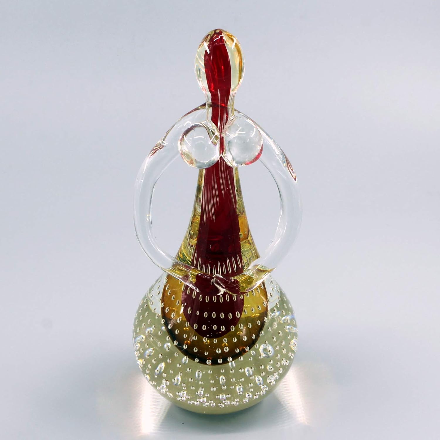 Amazon.com: Deco4Sale Handcrafted Art Glass Sale, 10" Glass Lady ...