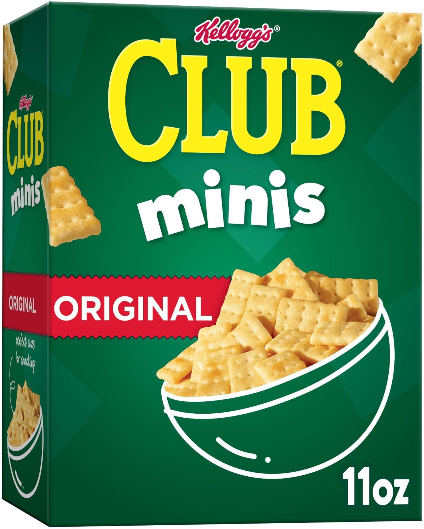 Amazon.com: Club Crackers, Mini Snack Crackers, Lunch Snacks, Original ...