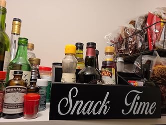 Amazon.com: SupplyRealm "Snack Time" Snack Organizer for Pantry ...