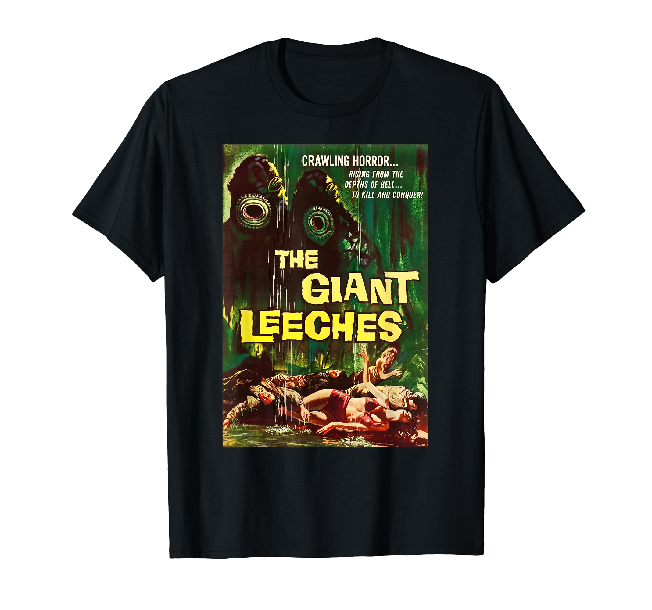 Amazon.com: Giant Leeches Classic Halloween Monster Poster Horror Movie ...