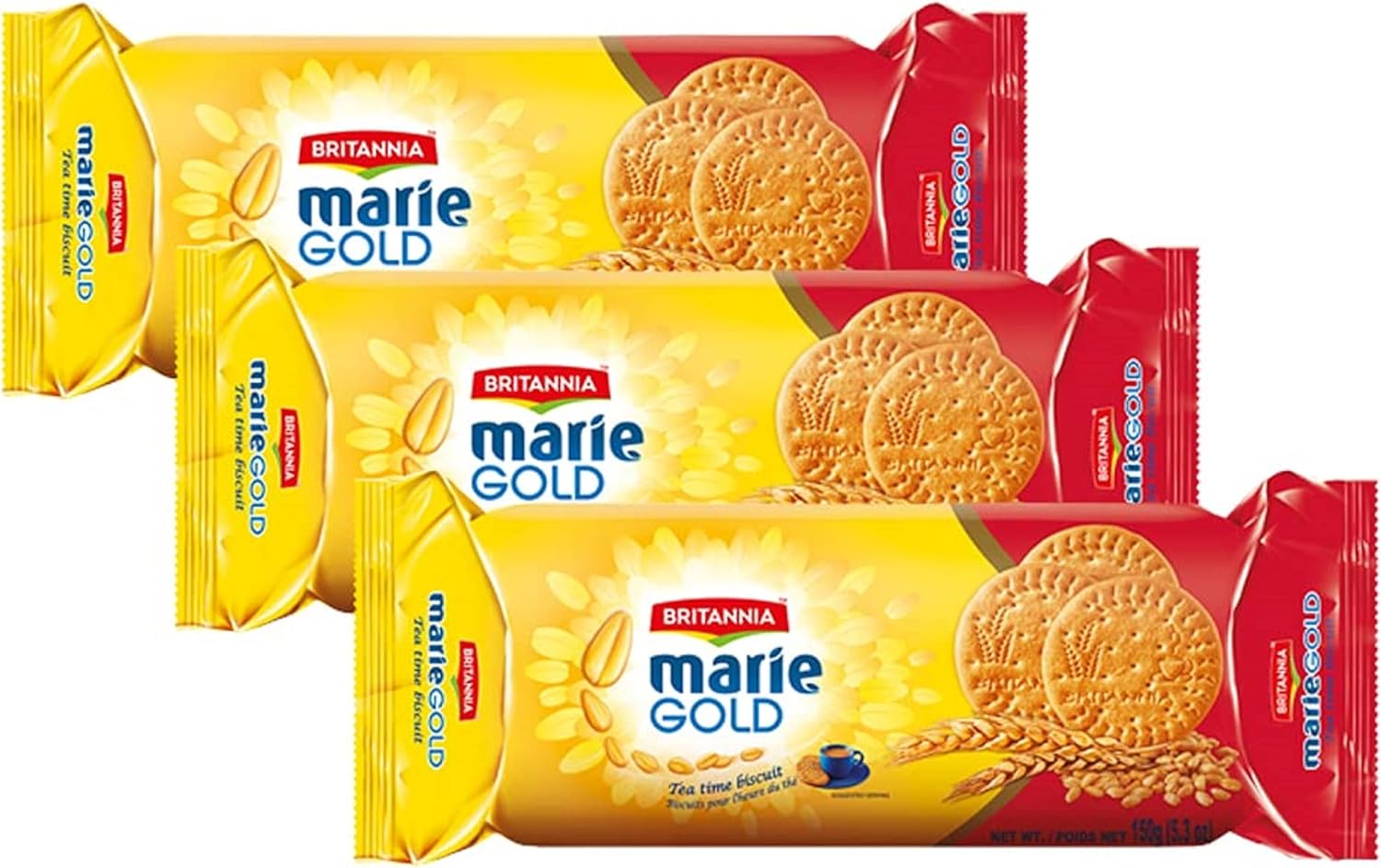 Britannia Marie Gold Cookies 5.3oz (150g) - Biscuits Pour l'heure du ...