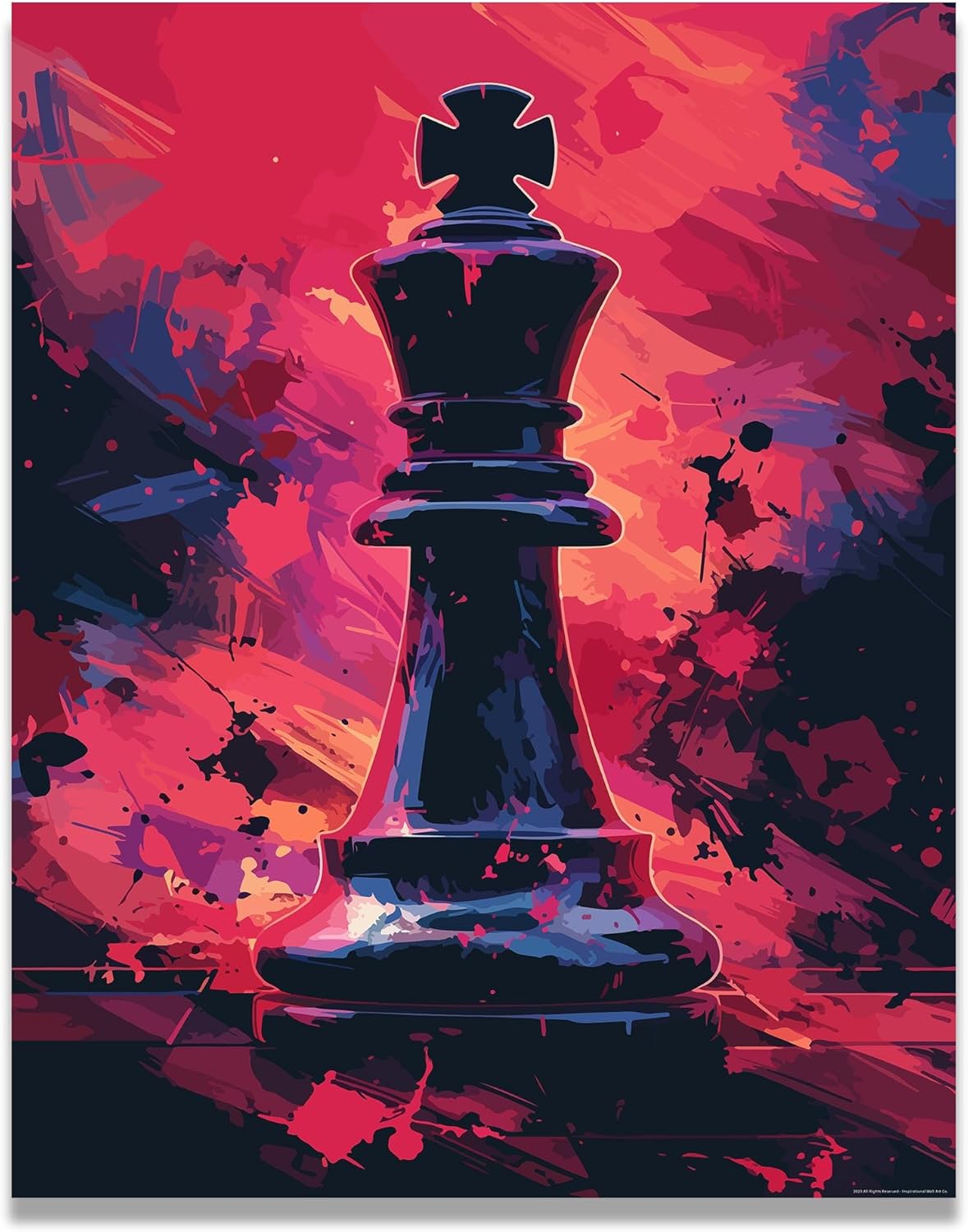 Amazon.com: Inspirational Wall Art Co. - Game Mastery | Chess Piece ...