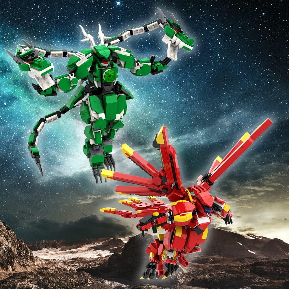 Locore Serie original Mecha Frame Holy Beast – Azure Dragon MOC Mech ...