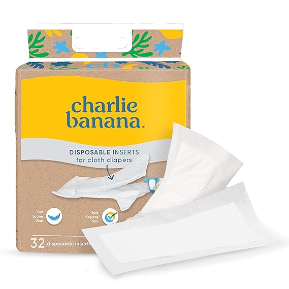 Amazon.com: Charlie Banana Absorbent Disposable Inserts for Cloth ...