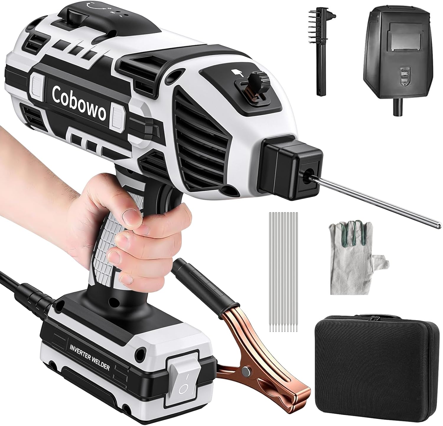 Portable Electric Welding Machine, Upgraded 110V ARC Welder, 20-120A ...