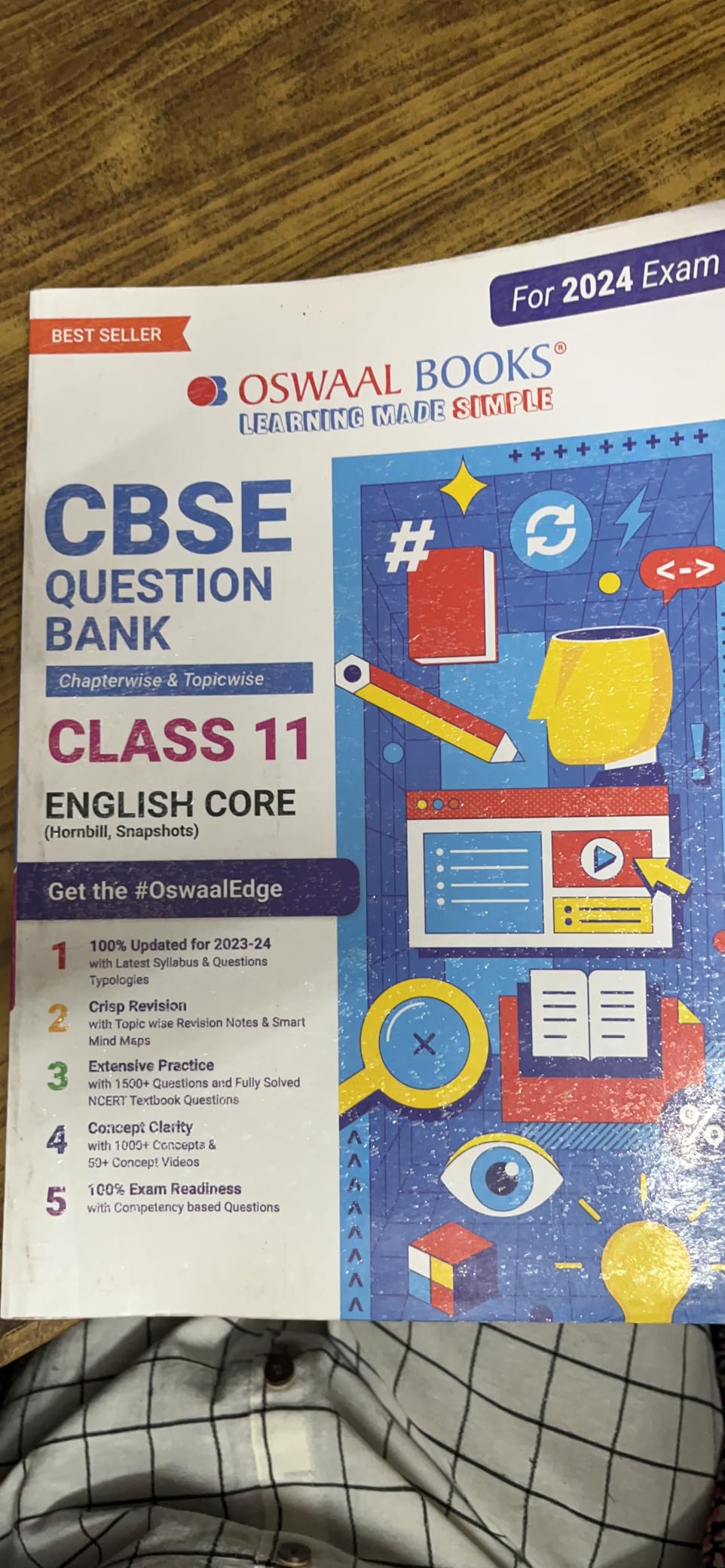 Oswaal CBSE Chapterwise & Topicwise Question Bank Class 11 English Core ...